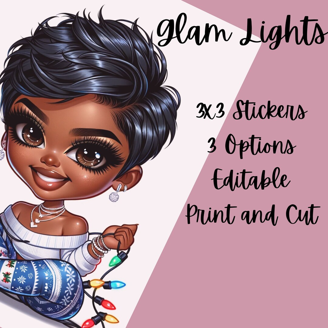 Gift Tag Chibi, Versatile Editable in Canva, Printable Holiday ...
