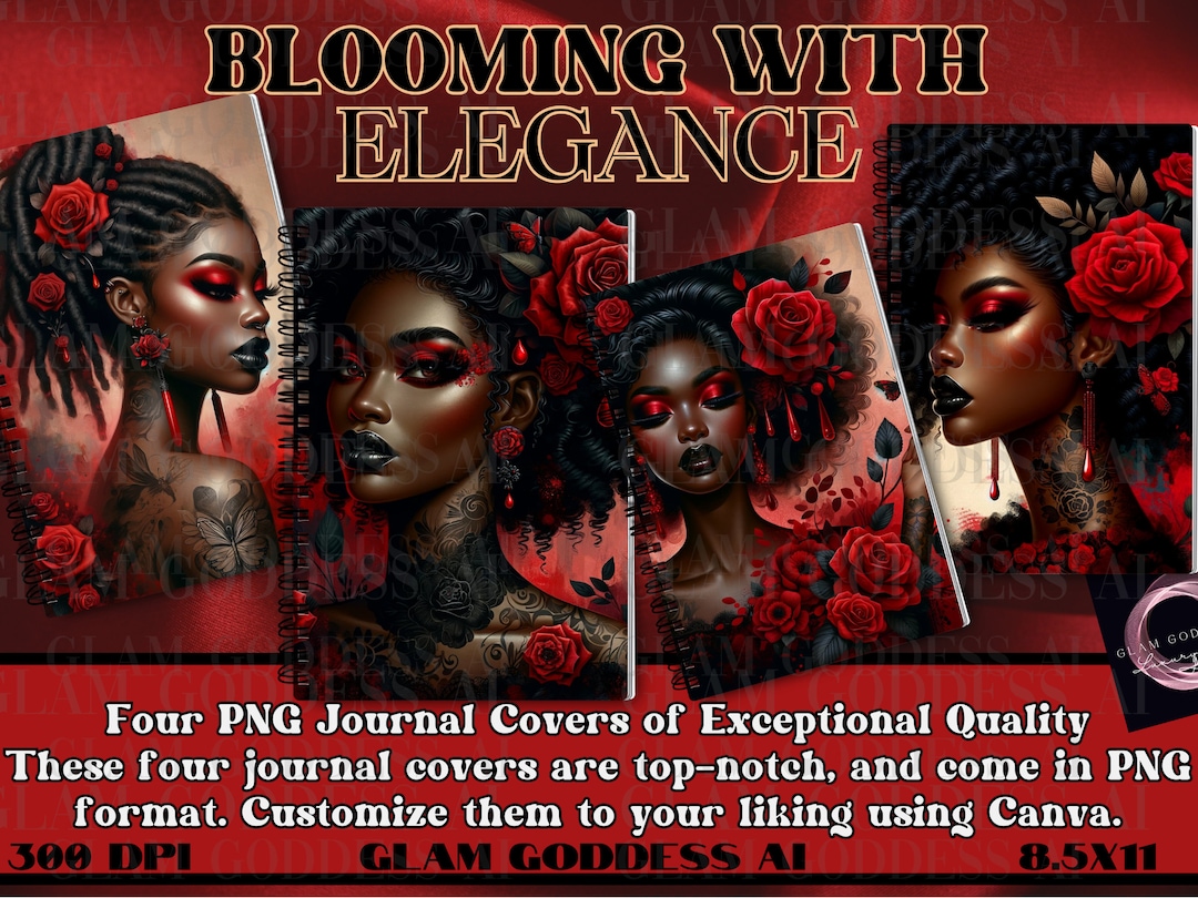 Journal Cover/african American Journal/digital Download/chatgpt/ai Art ...