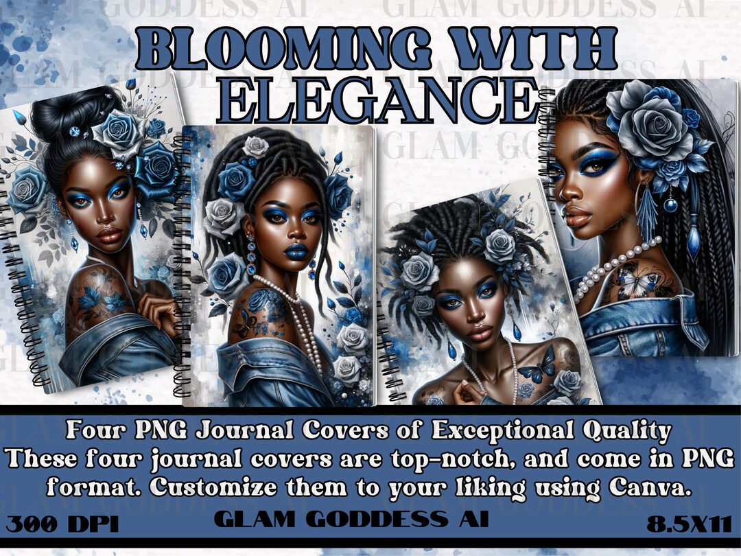 Journal Cover/african American Journal/digital Download/chatgpt/ai Art ...