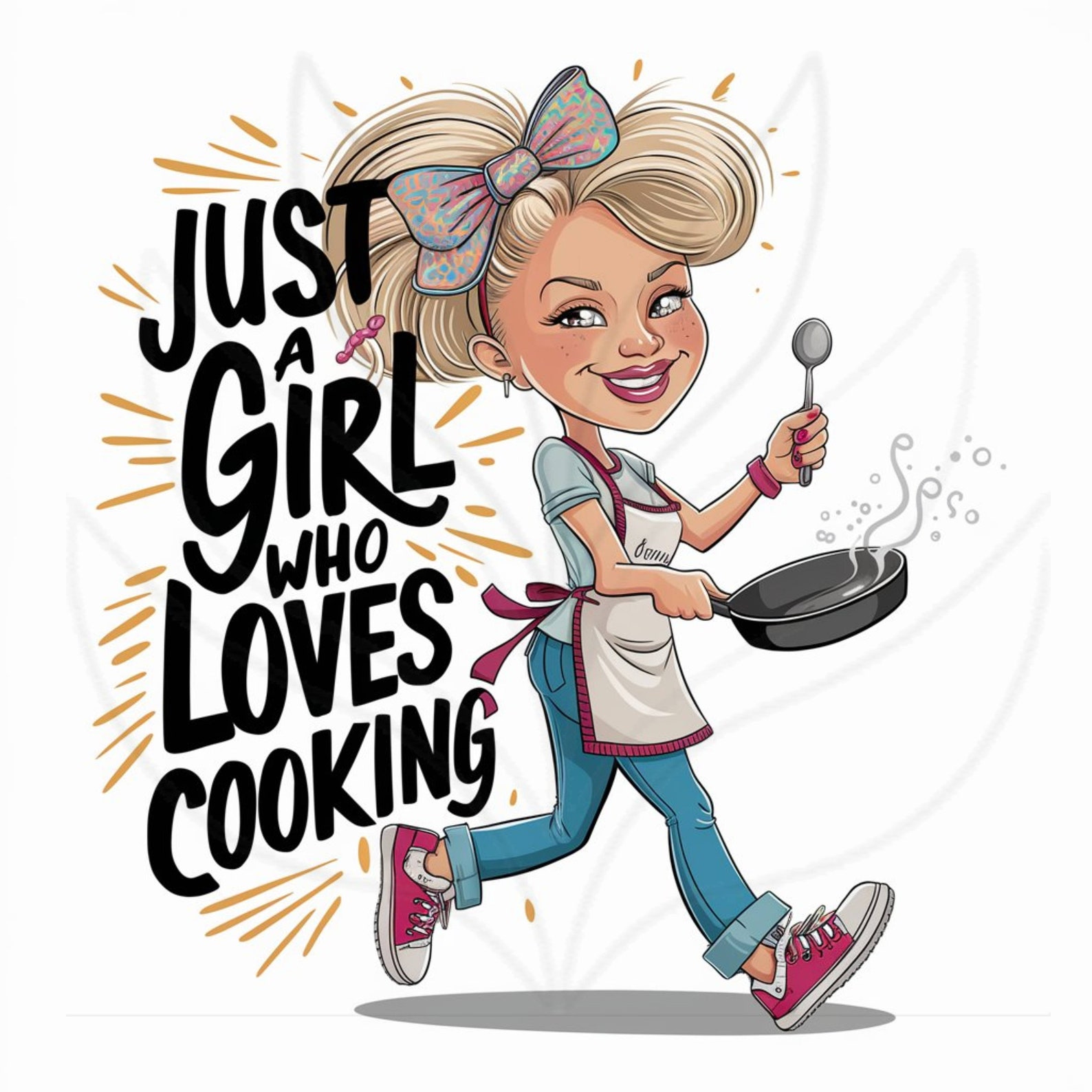 Enchanting Cooking, Magic Digital Print, Whimsical Kitchen Wall Art ...