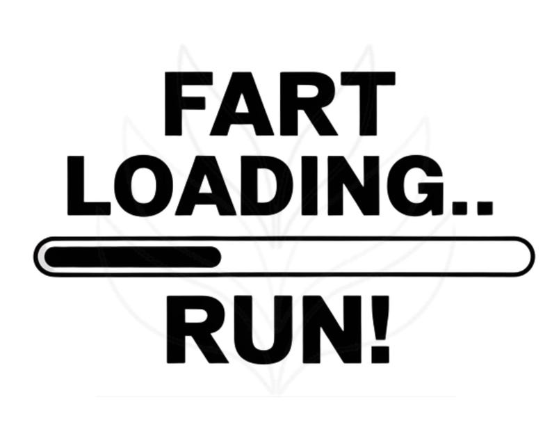 Fart Loading Digital Art, Funny Runner Illustration, Gamer Humor Wall ...