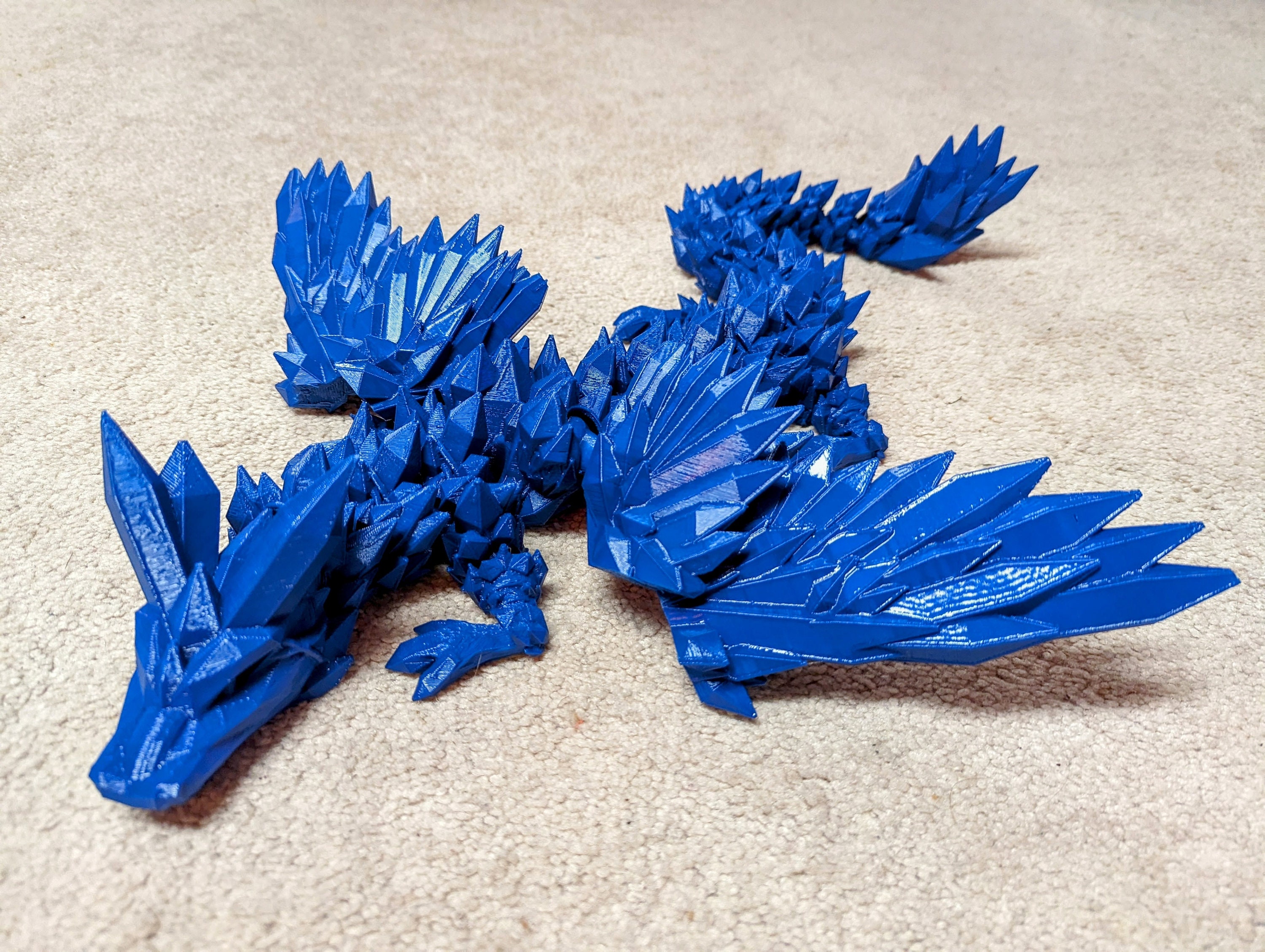 Winged Crystal Dragon by Cinderwing3d, Shiny, Medieval, Mancave ...
