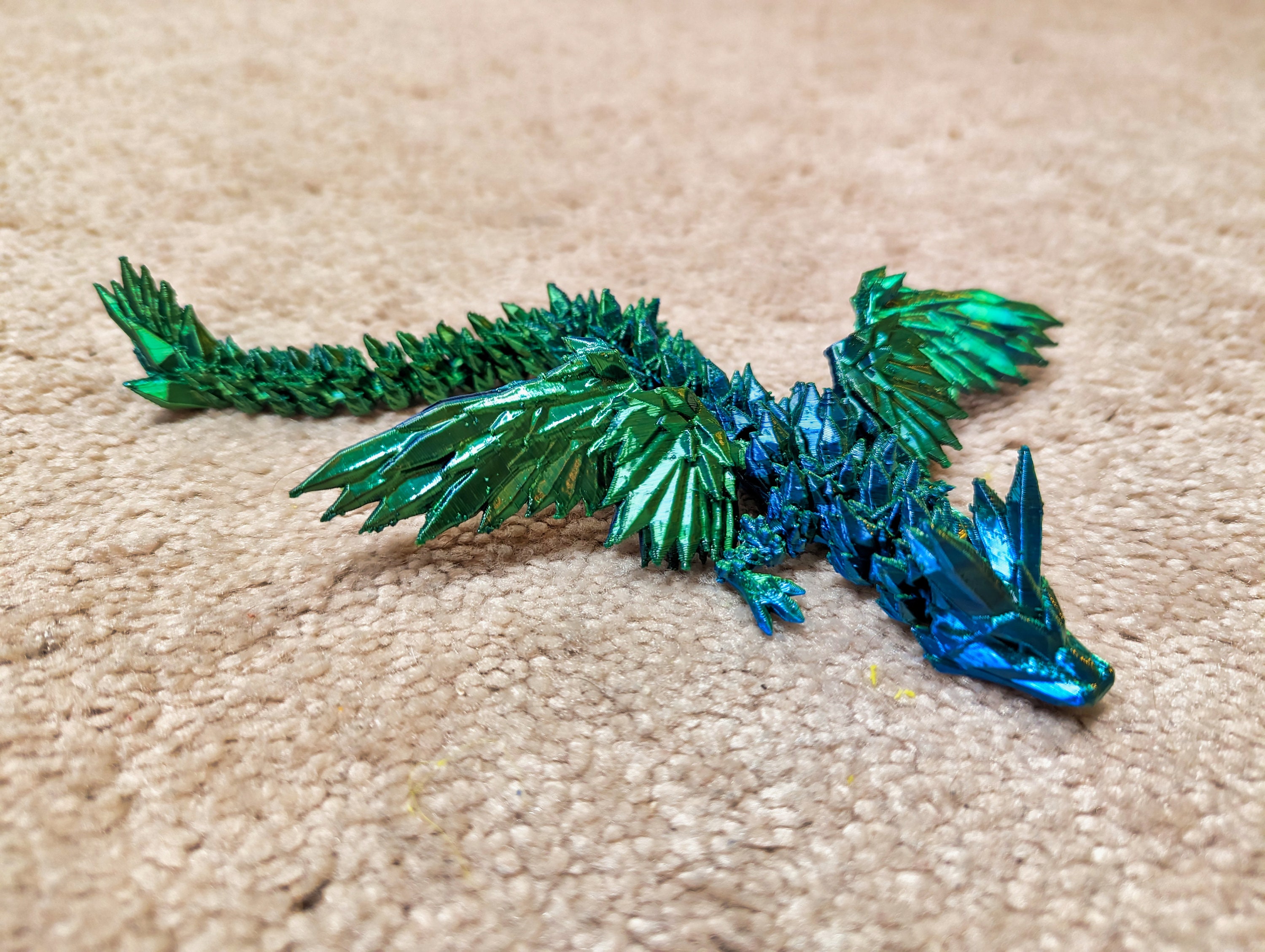 Winged Crystal Dragon by Cinderwing3d, Shiny, Medieval, Mancave ...