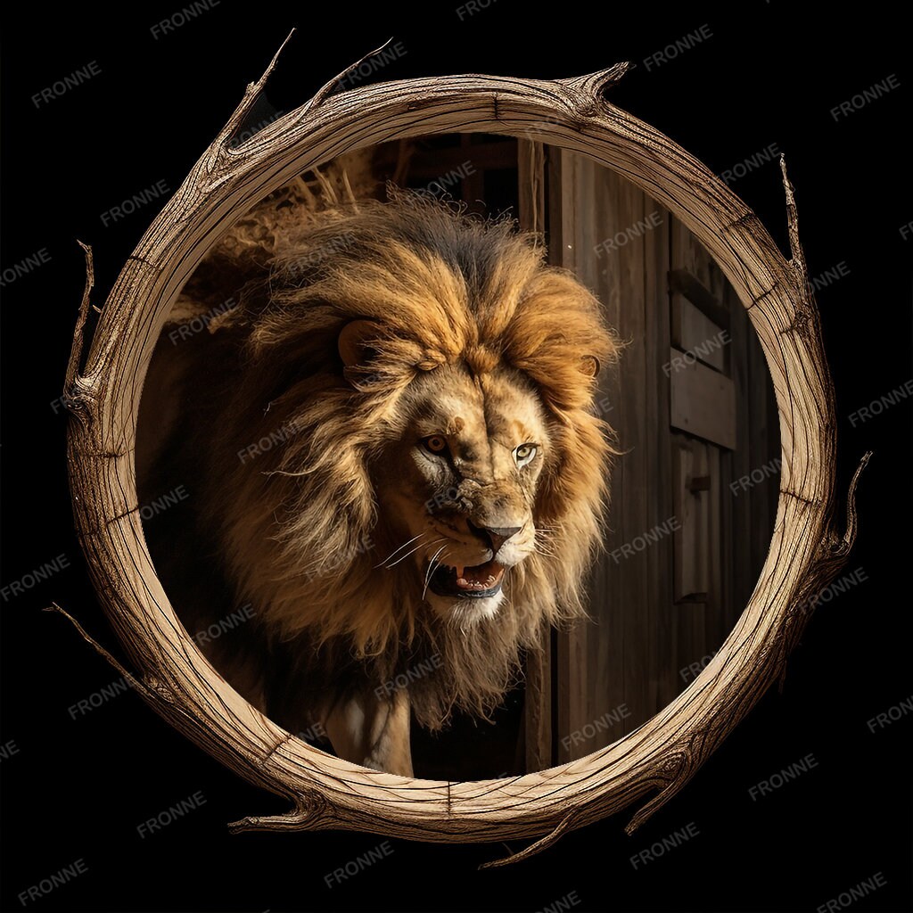 Wild Animals on Wood - 4 PNG Images - Resolution 4096 X 4096 Pixels 300 ...