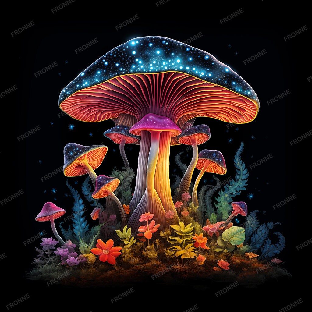 Magic Mushrooms Part 3 - 4 PNG Images - Resolution 4096 X 4096 Pixels ...