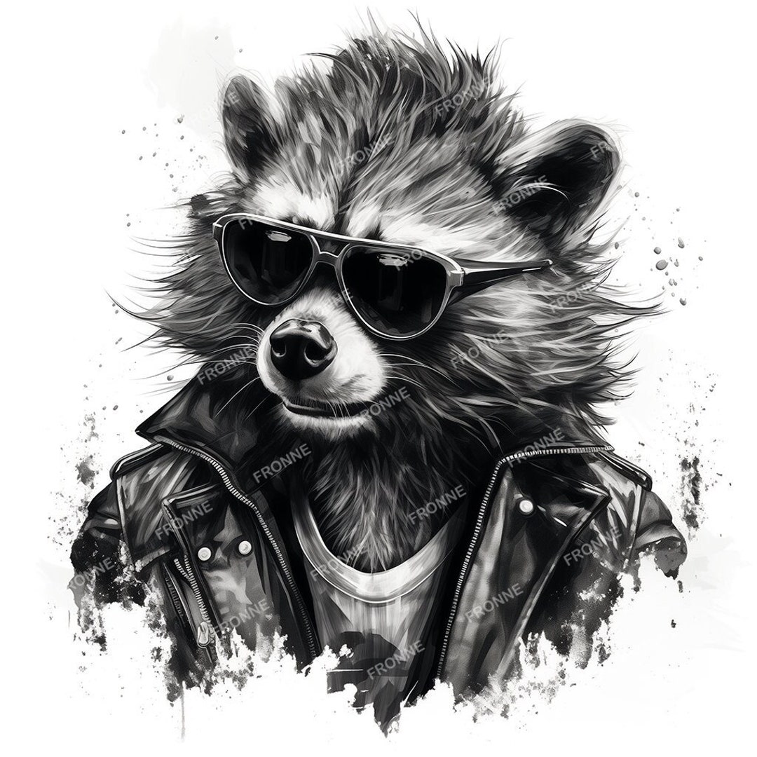 Hairy Bikers - Raccoon Riot - Etsy