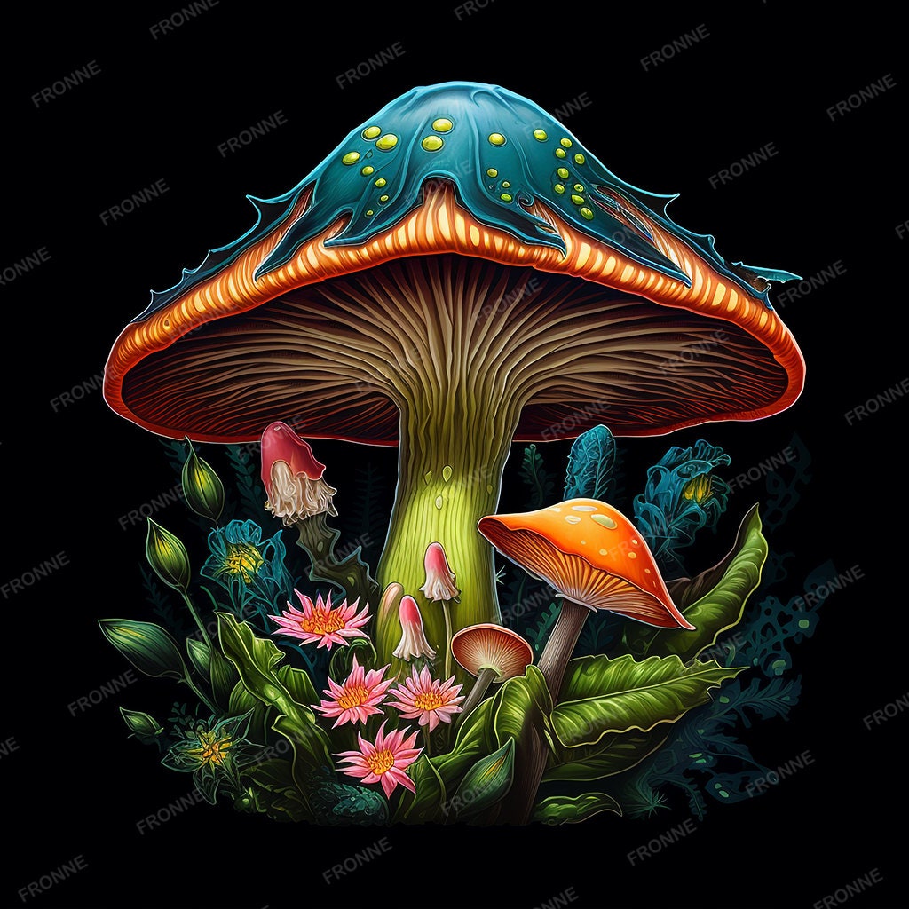 Magic Mushrooms Part 4 - 4 PNG Images - Resolution 4096 X 4096 Pixels ...