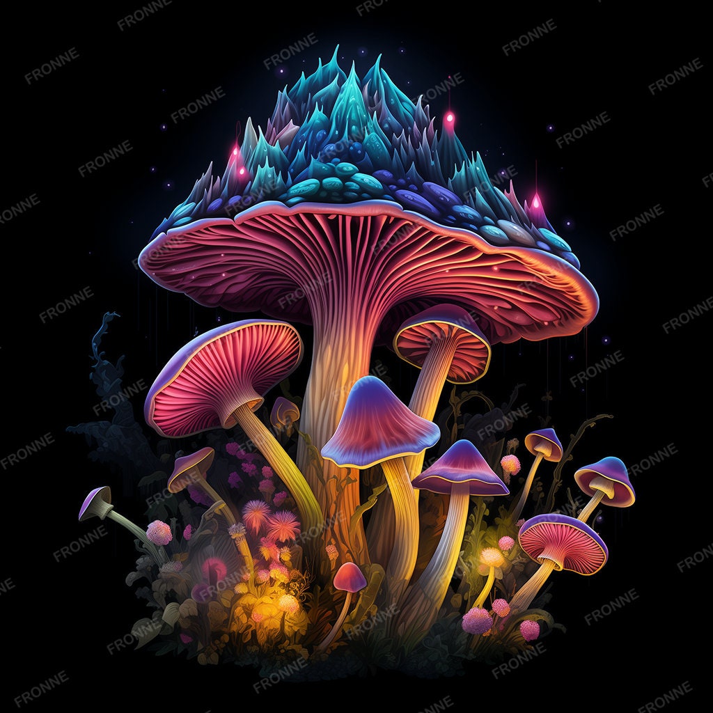Magic Mushrooms Part 3 - 4 PNG Images - Resolution 4096 X 4096 Pixels ...