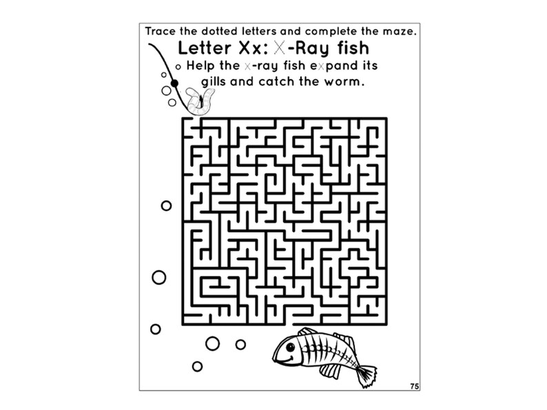 Animal Mazes & Alphabet Tracing Printable Version - Etsy