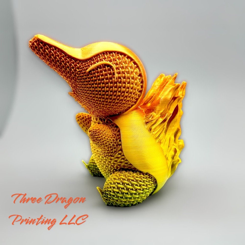 Knitted Cyndaquil 3D Printed Pokemon Decor Video Game Accessories Gift ...