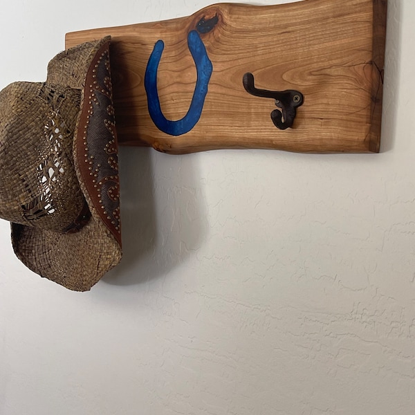 Horseshoe Hat Rack - Etsy