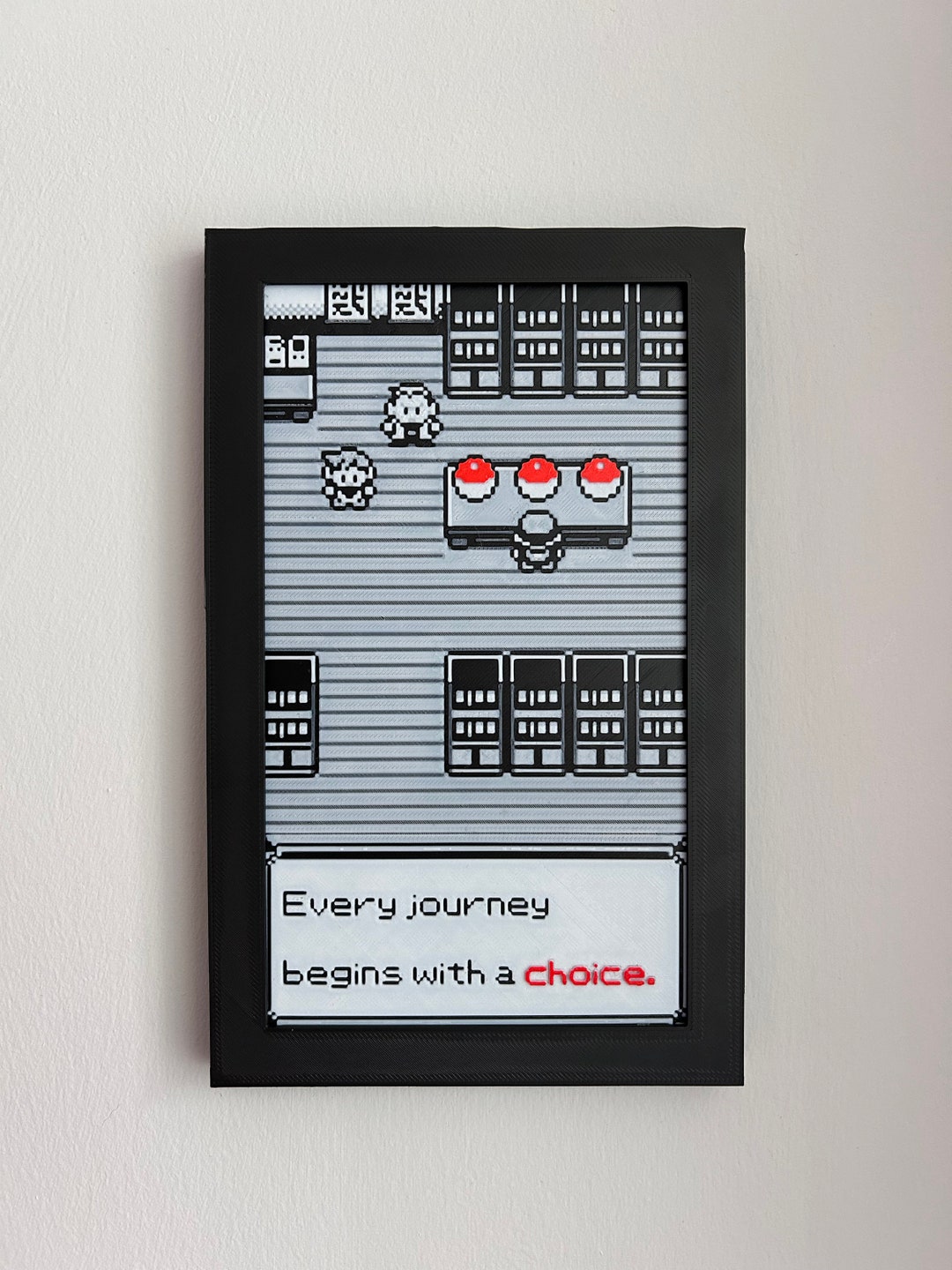 Pokemon Classic 3D Printed Painting Relief every Journey Begins With A ...