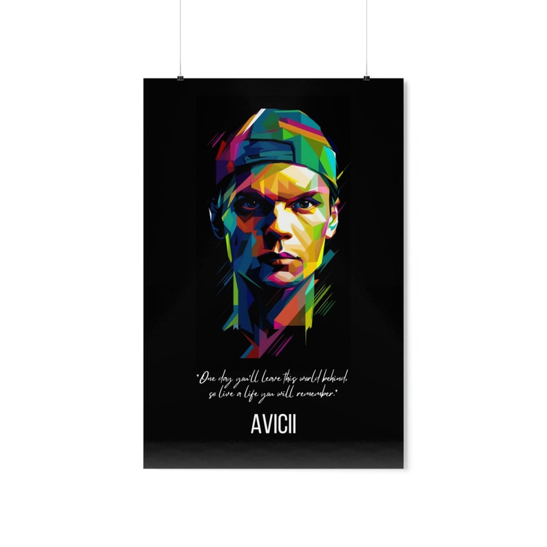 Avicii Portrait WPAP Pop Art Poster - Etsy