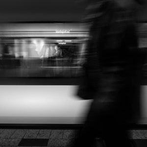 Metro Train Street Photography Train Photography Wall Art Schiphol ...