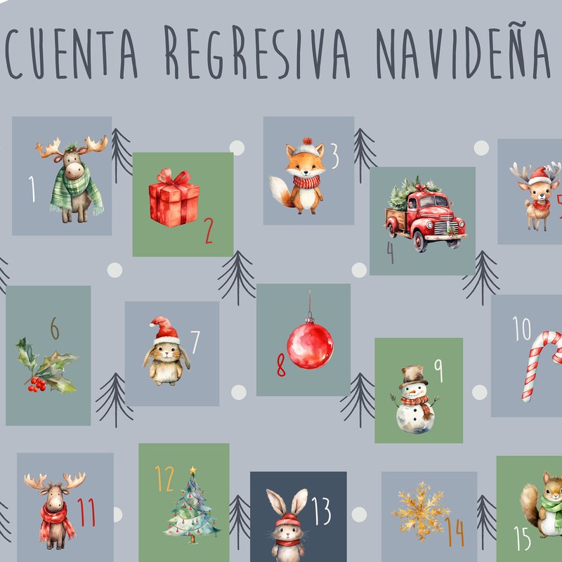 Spanish Advent Calendar - Etsy