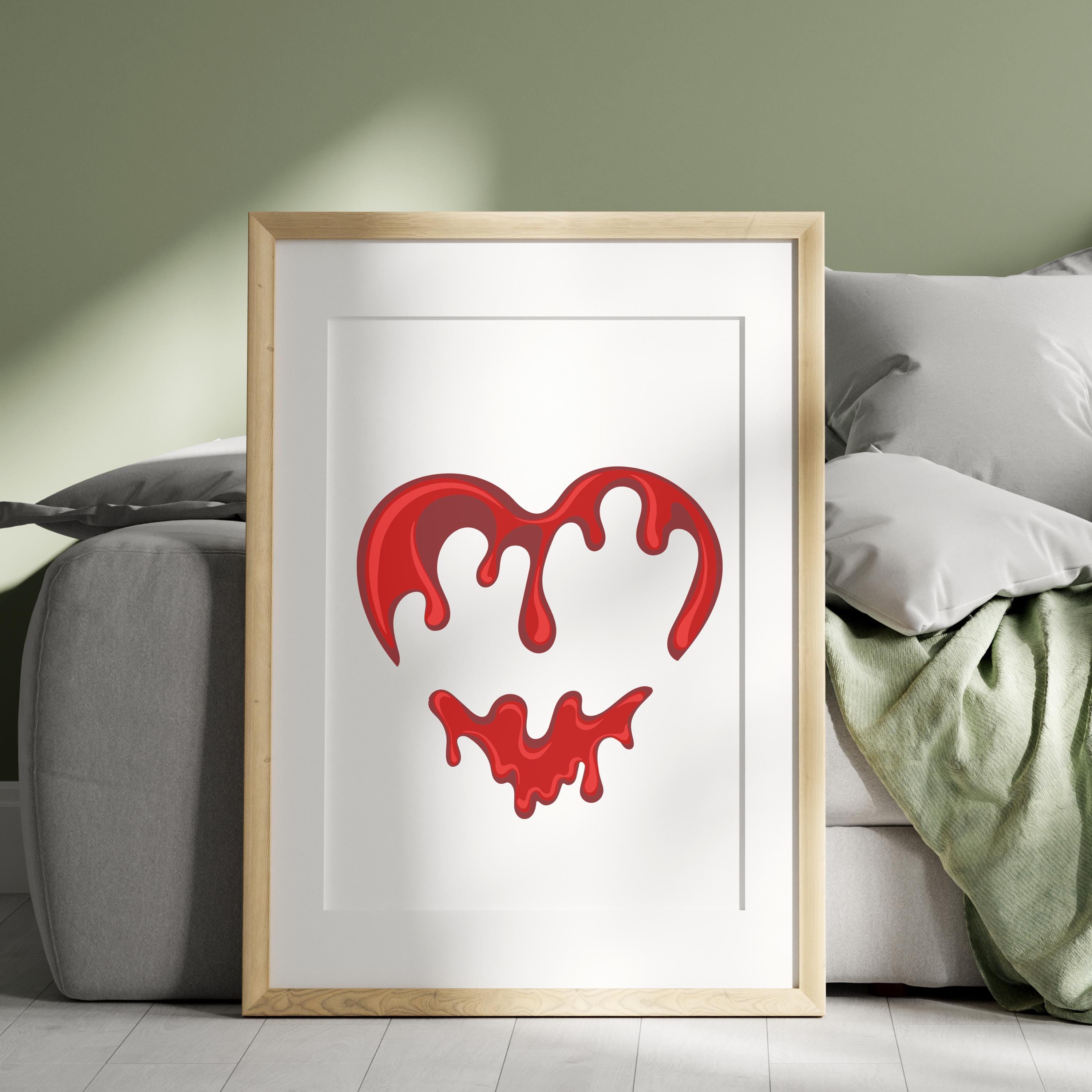Dripping Heart SVG Cut Files – Doodle Heart Designs (instant Download ...