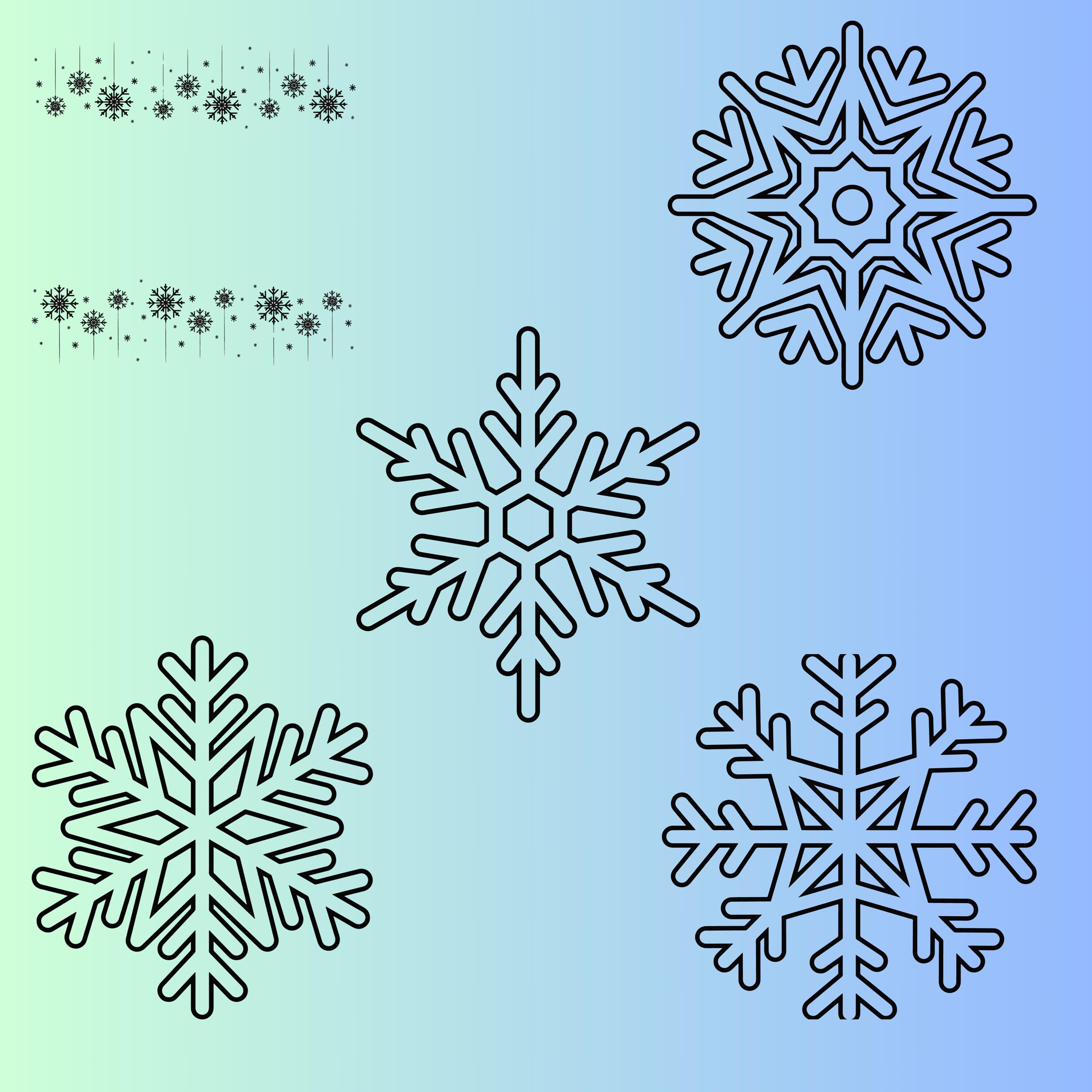 Snowflake Svg, Snowflake Svg Bundle, Snowflake Clipart, Snowflake Cut ...