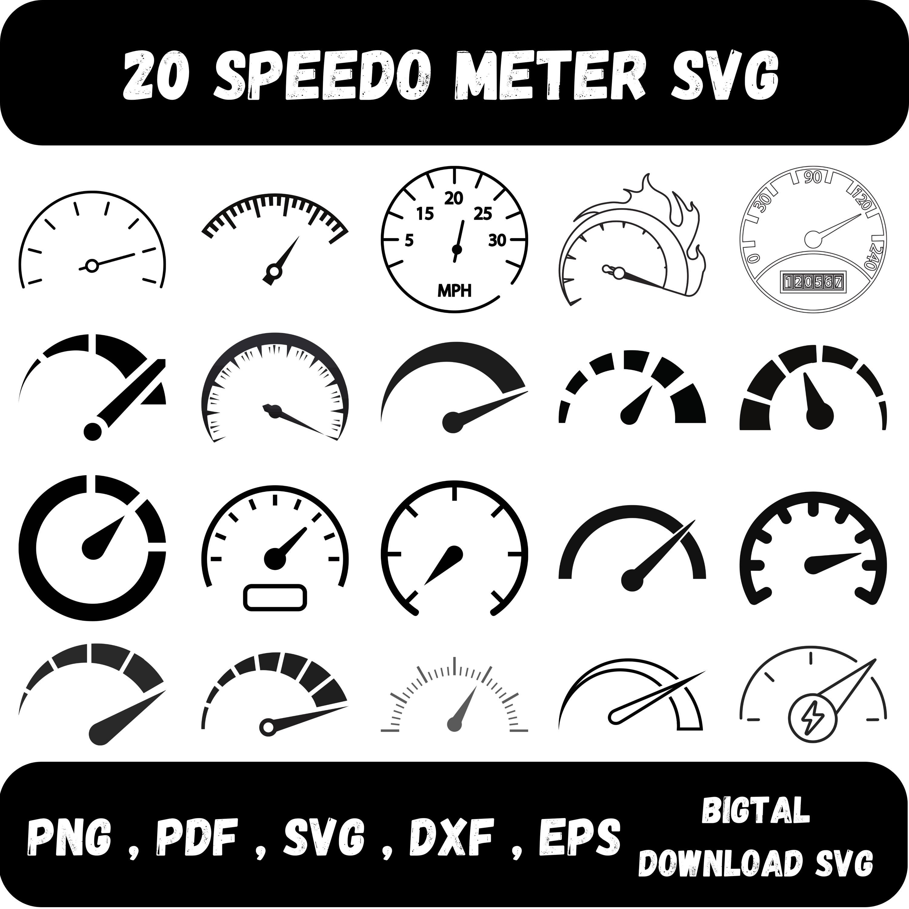 Speedometer SVG Bundle, Speedometer Png Bundle, Racing Car Svg ...