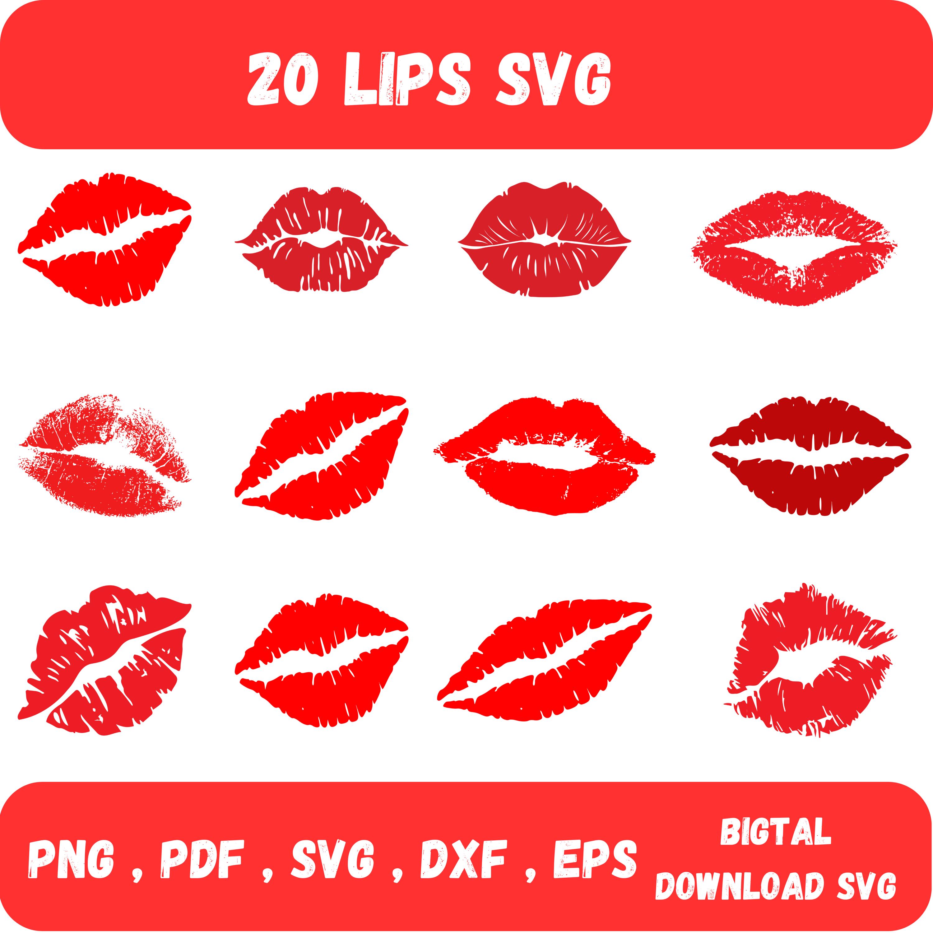 Lips SVG, Lipstick Svg, Kiss Svg, Lips,valentines Day SVG, Kissy Lips ...