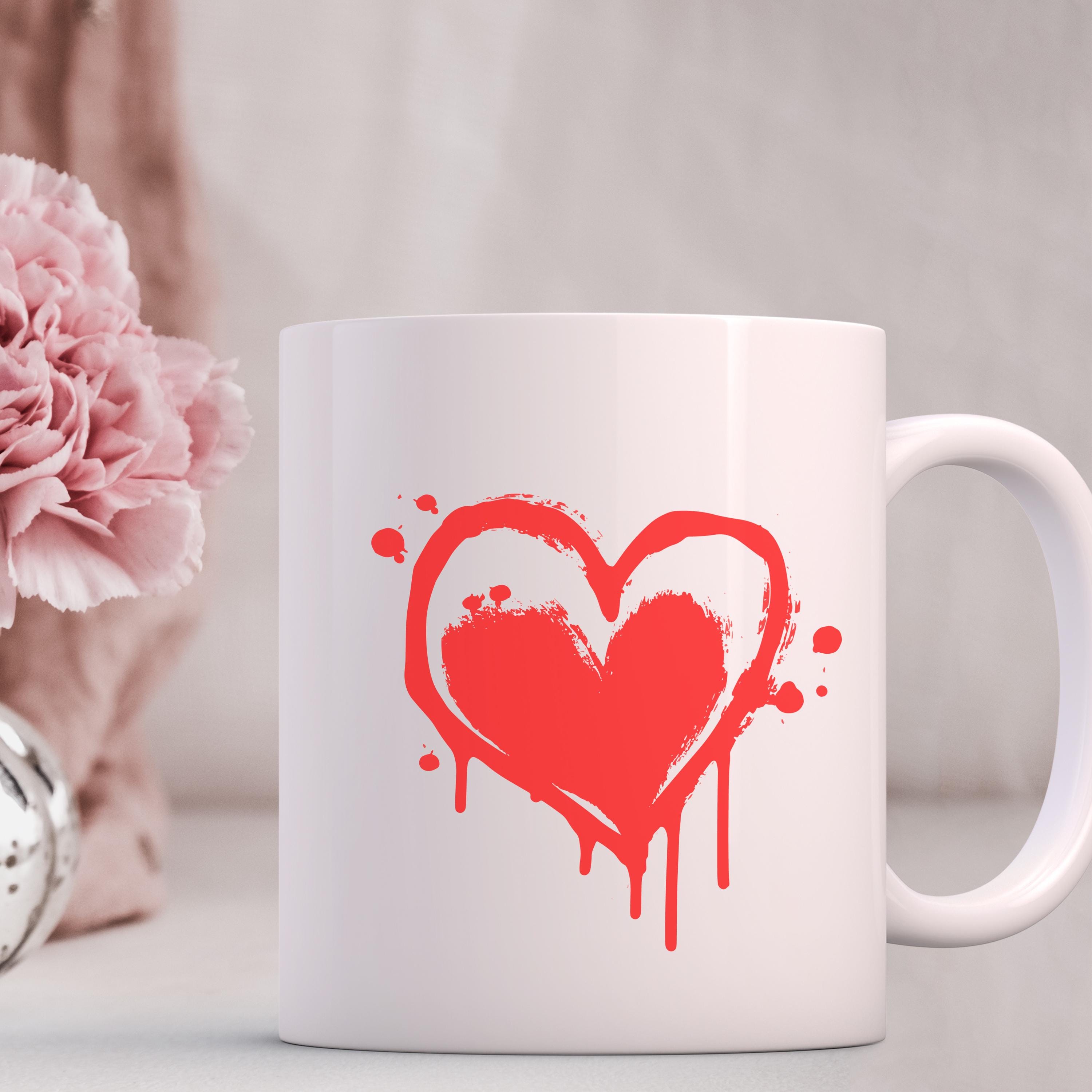 Dripping Heart SVG Dripping Heart Cut Files Dripping SVG 15 Design ...