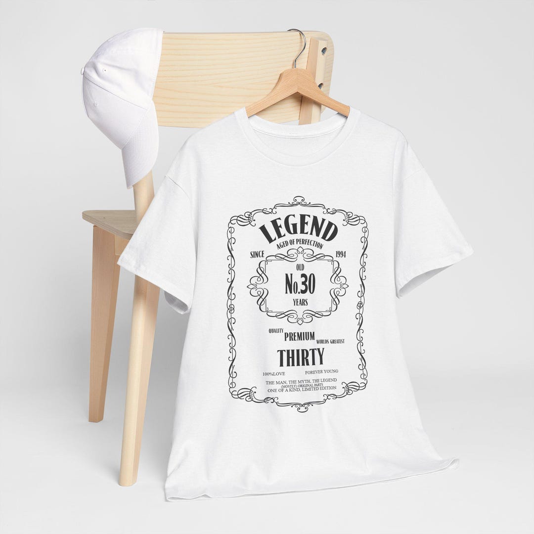 30th Birthday Gifts for Him Men 30 Years Legend Funny T Shirt Happy ...