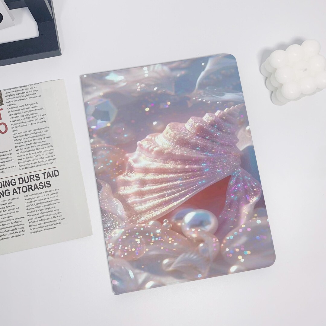 Pink Seashell Pearl iPad Pro Air 6 2024 iPad 10 2022 iPad 9 Case,ipad ...