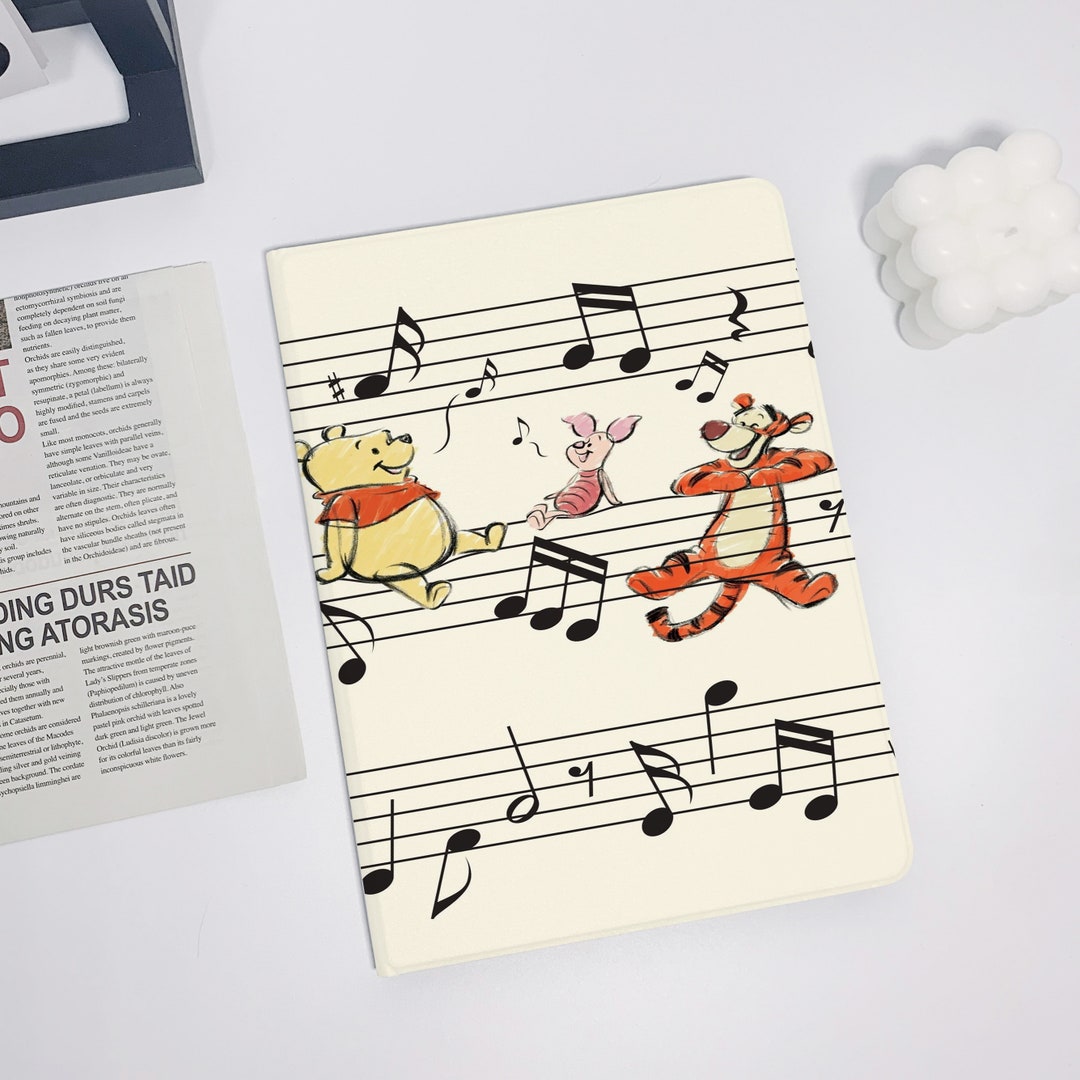 Staff Winnie the Pooh iPad Air 5 2022 iPad 10 2022 iPad 9 Case,ipad Pro ...