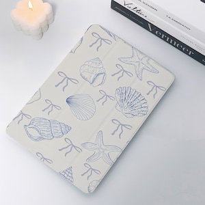 Sea Shell Starfish Bows iPad Air 5 2022 iPad 10 2022 iPad 9 Case,ipad ...