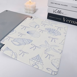 Sea Shell Starfish Bows iPad Air 5 2022 iPad 10 2022 iPad 9 Case,ipad ...