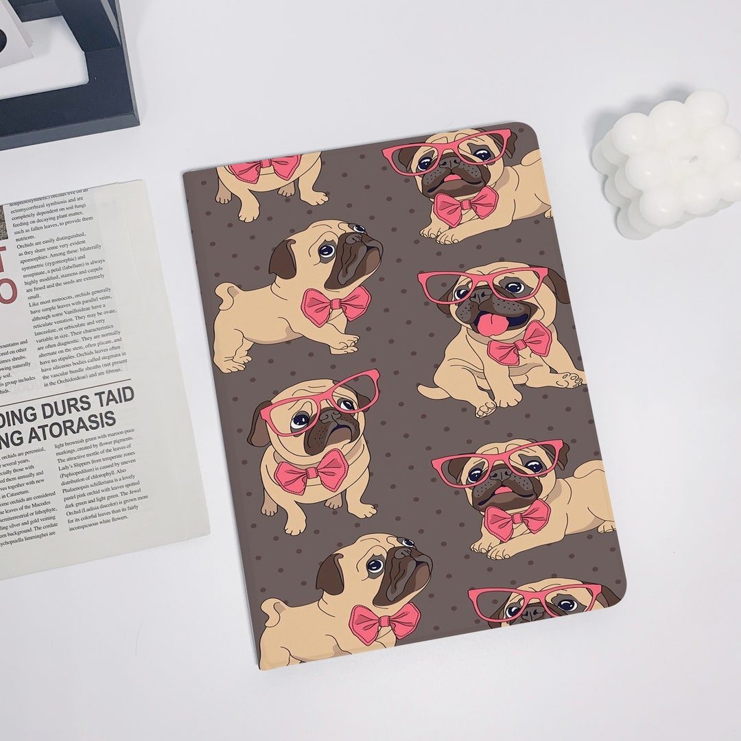 Lovely Pug iPad Air 5 2022 iPad 10 2022 iPad 9 Case,ipad Pro 11" 12.9 ...
