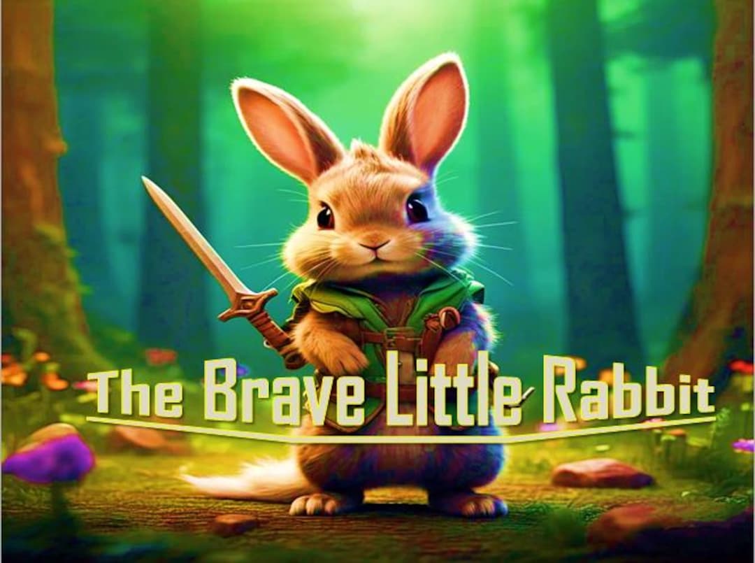 The Brave Little Rabbit - Etsy
