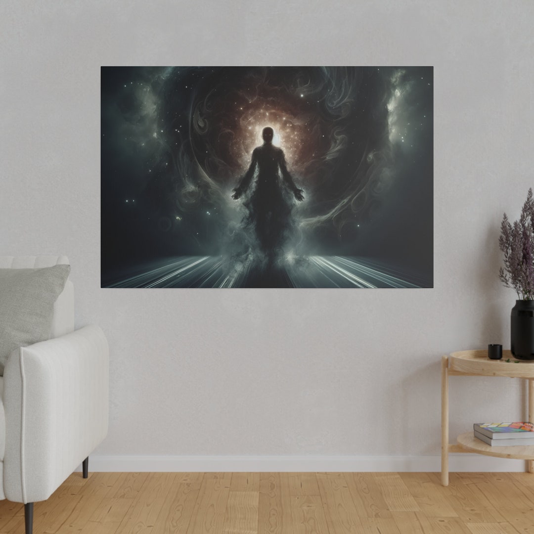Spiritual Canvas Art Dark Entities in Human Form, Banish Malevolent ...