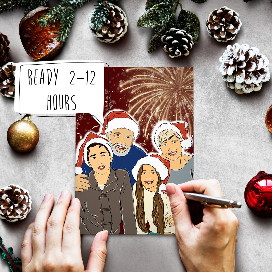 Christmas Card Digital, Personalized Christmas Gifts, Christmas Family ...