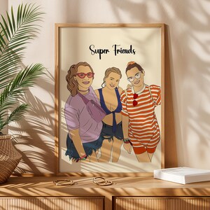 Personalized Sister Portrait – Custom Birthday Gift for Sister, Mother ...