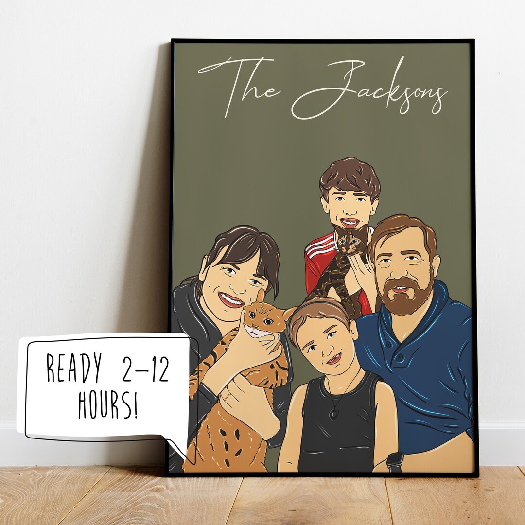 Custom Faceless Portrait Faceless Portrait Print Custom Portrait ...