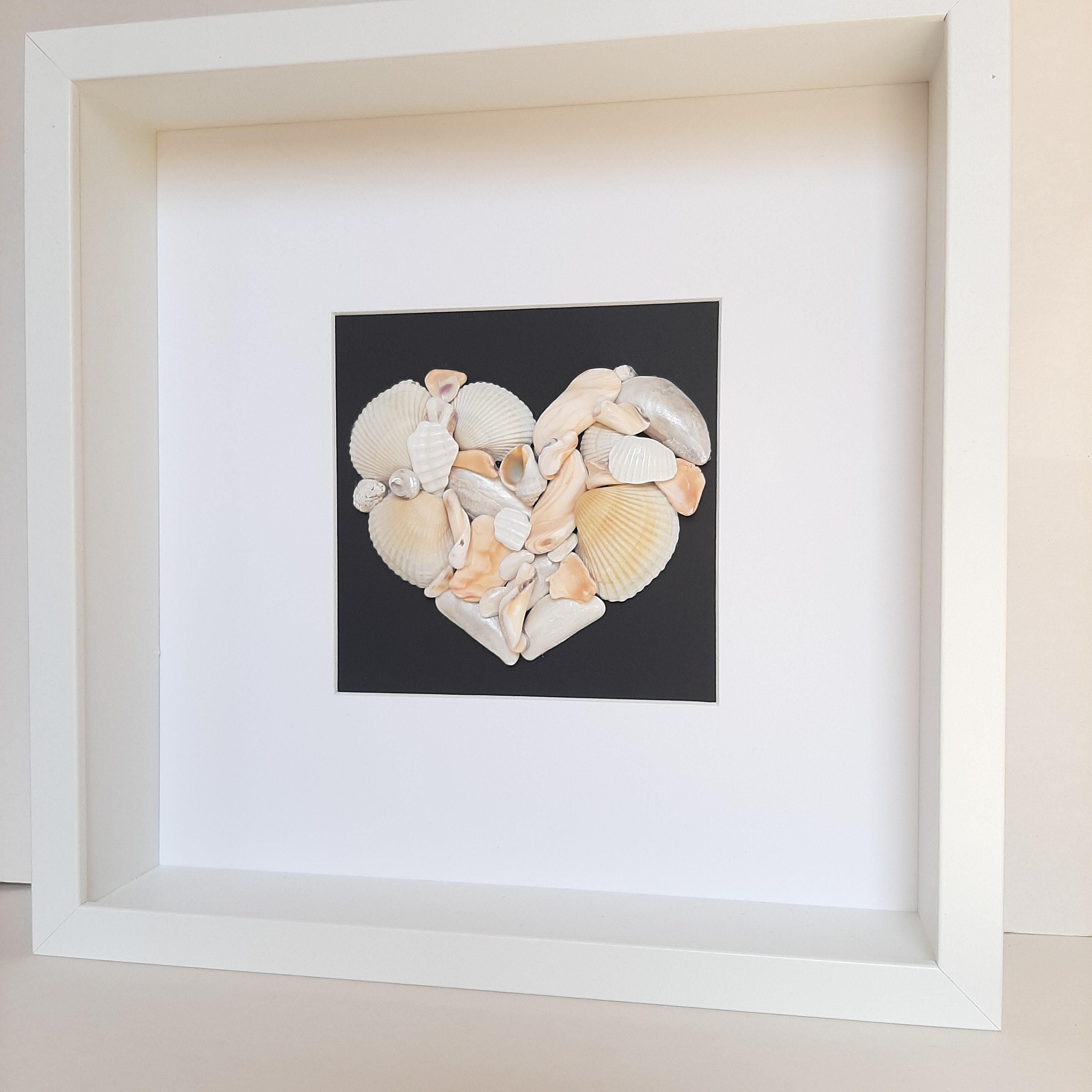 Sea Shell Art, Sea Shell Heart, Pebble Art, Sea Glass Heart, Couple ...