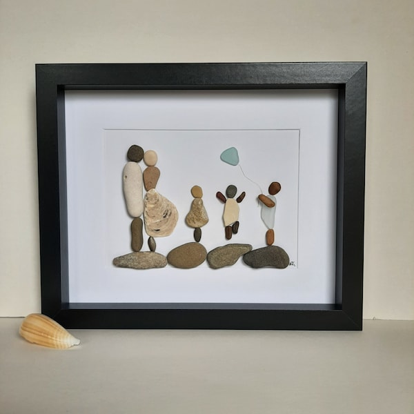Family Pebble Art - Etsy