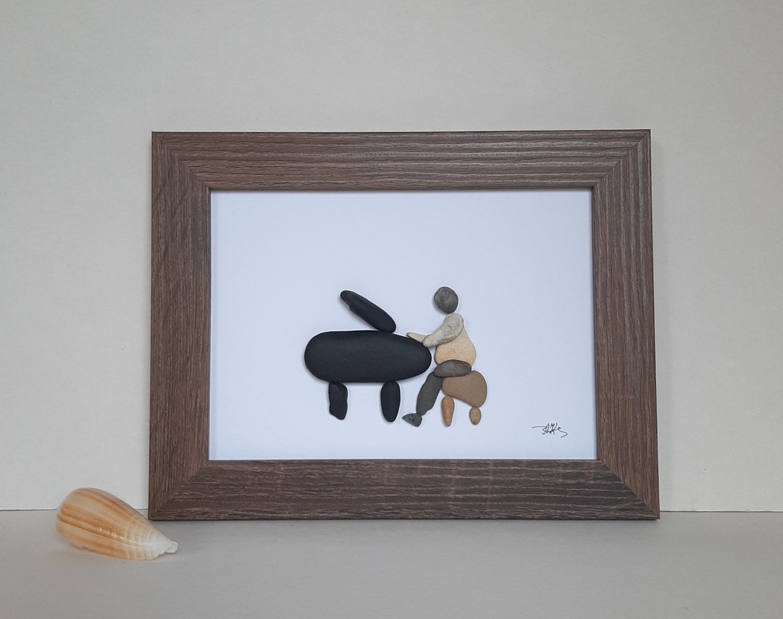 Pebble Art Piano, Piano Player, Rock Band, Family Gift, Best Friend ...