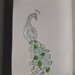 Sea Glass Art Peacock, Sea Shell Art, Couple Gift, Family Gift, Best ...