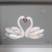 Sea Shell Art Swan, Couple Gift, Love, Swans, Family Gift, Best Friend ...