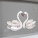 Sea Shell Art Swan, Couple Gift, Love, Swans, Family Gift, Best Friend ...
