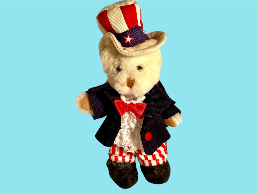 Ganz "sam" Presidential Uncle Sam Bear - Etsy