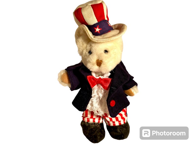 Ganz "sam" Presidential Uncle Sam Bear - Etsy
