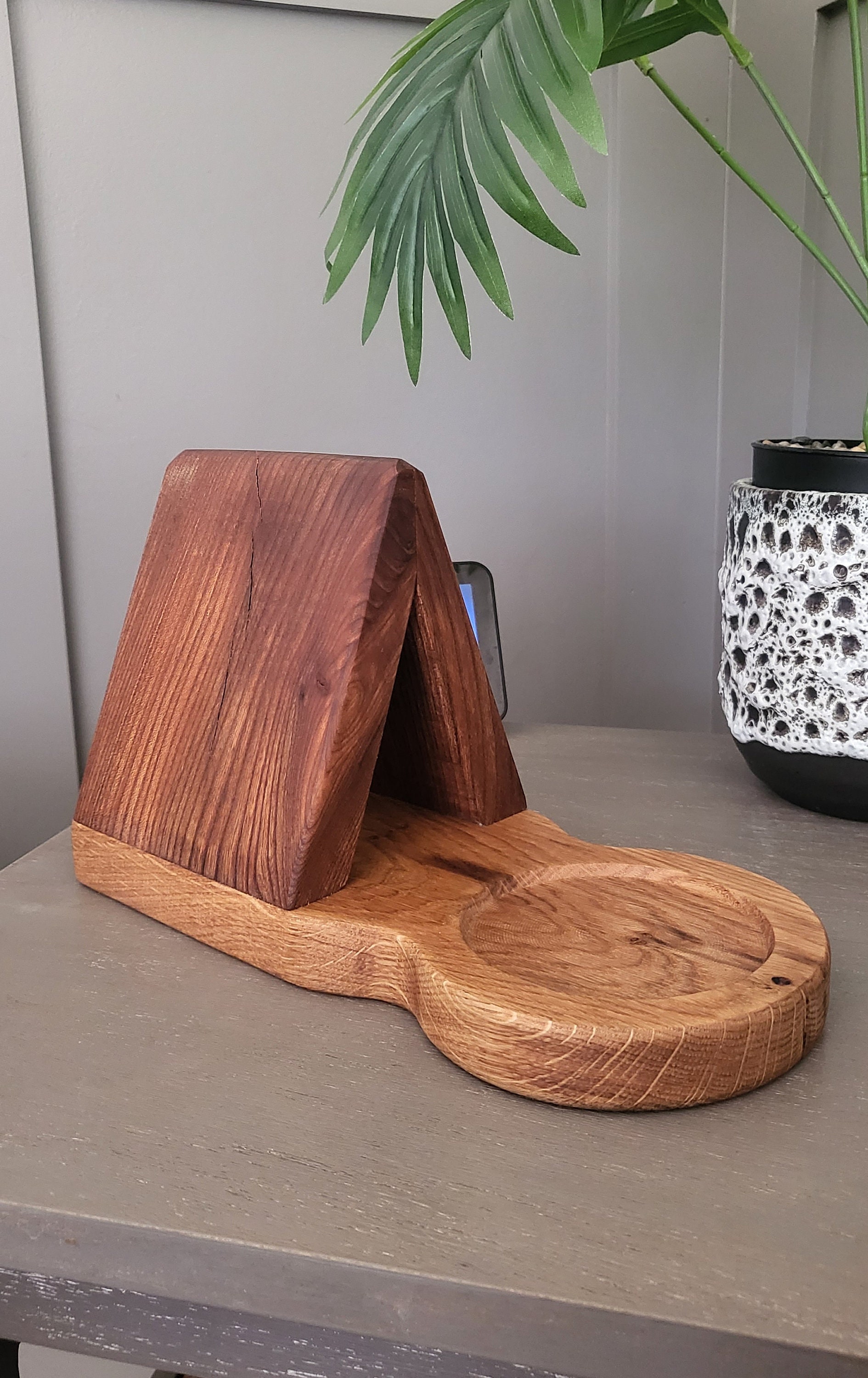 Handcrafted Oak Wooden Book Rest, Personalised With a Name or Book ...