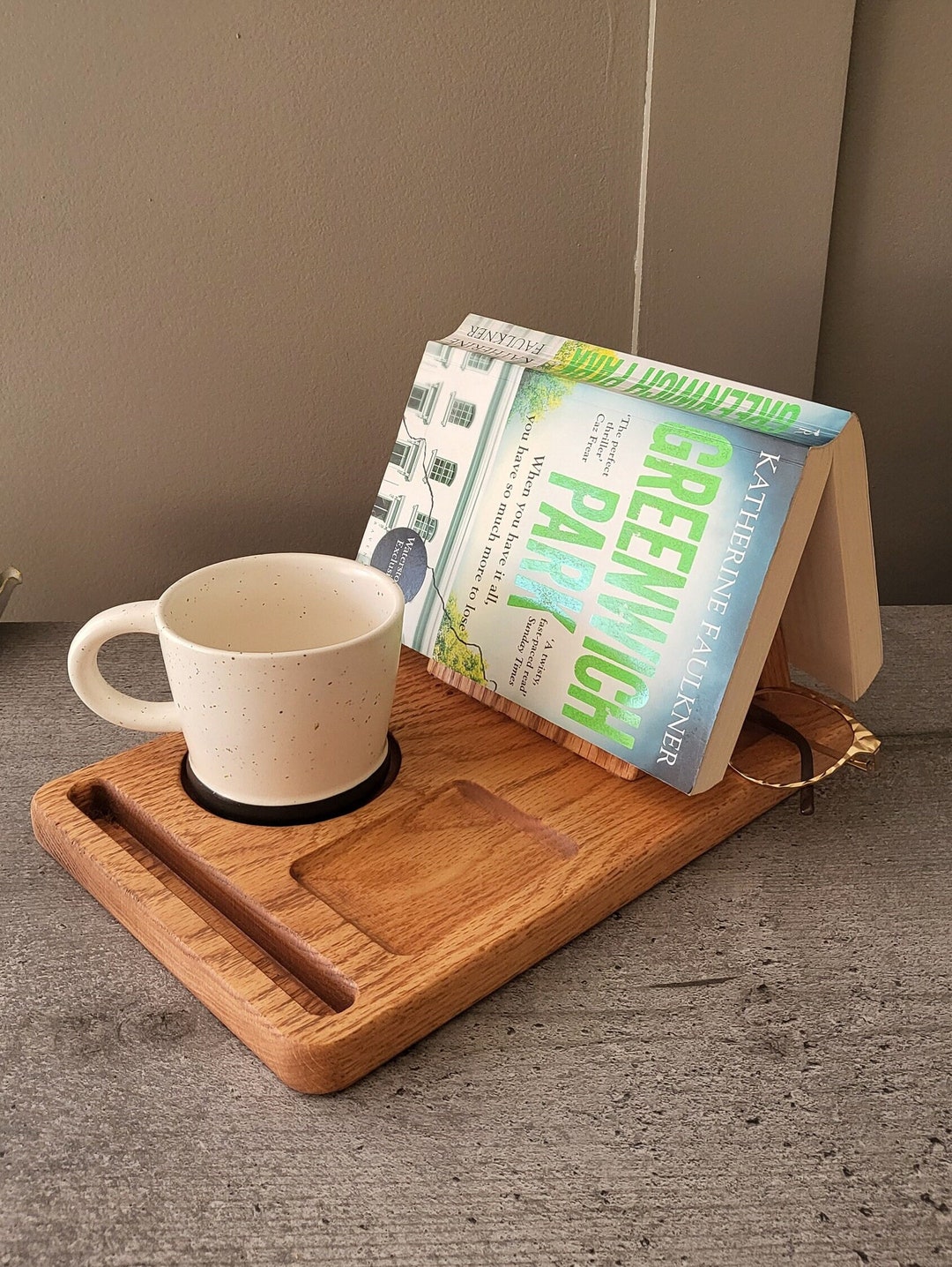 Handcrafted With shhhh, I'm Reading Oak Wooden Book Rest/holder: Keep ...