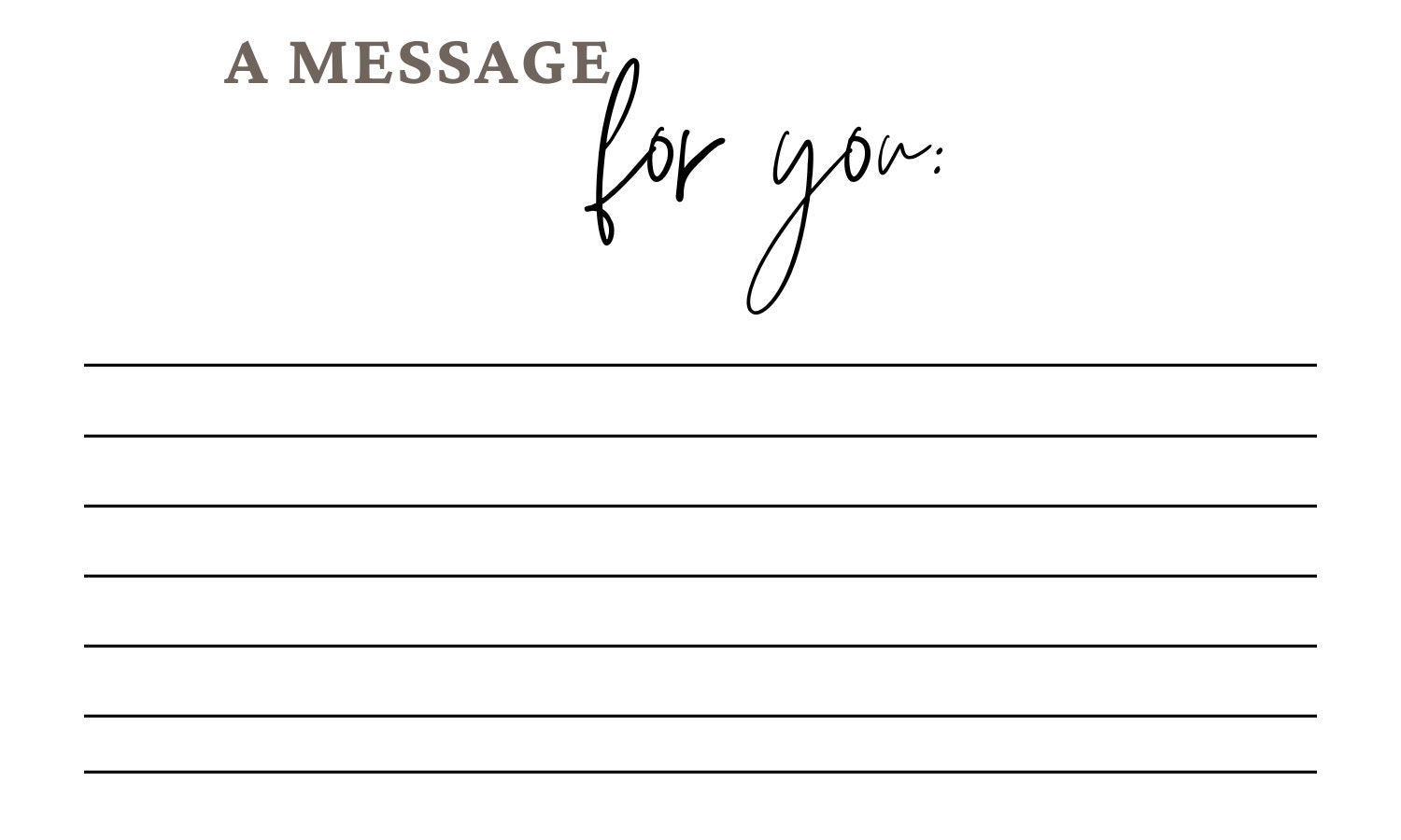 Thank You Note Template Minimalist - Etsy