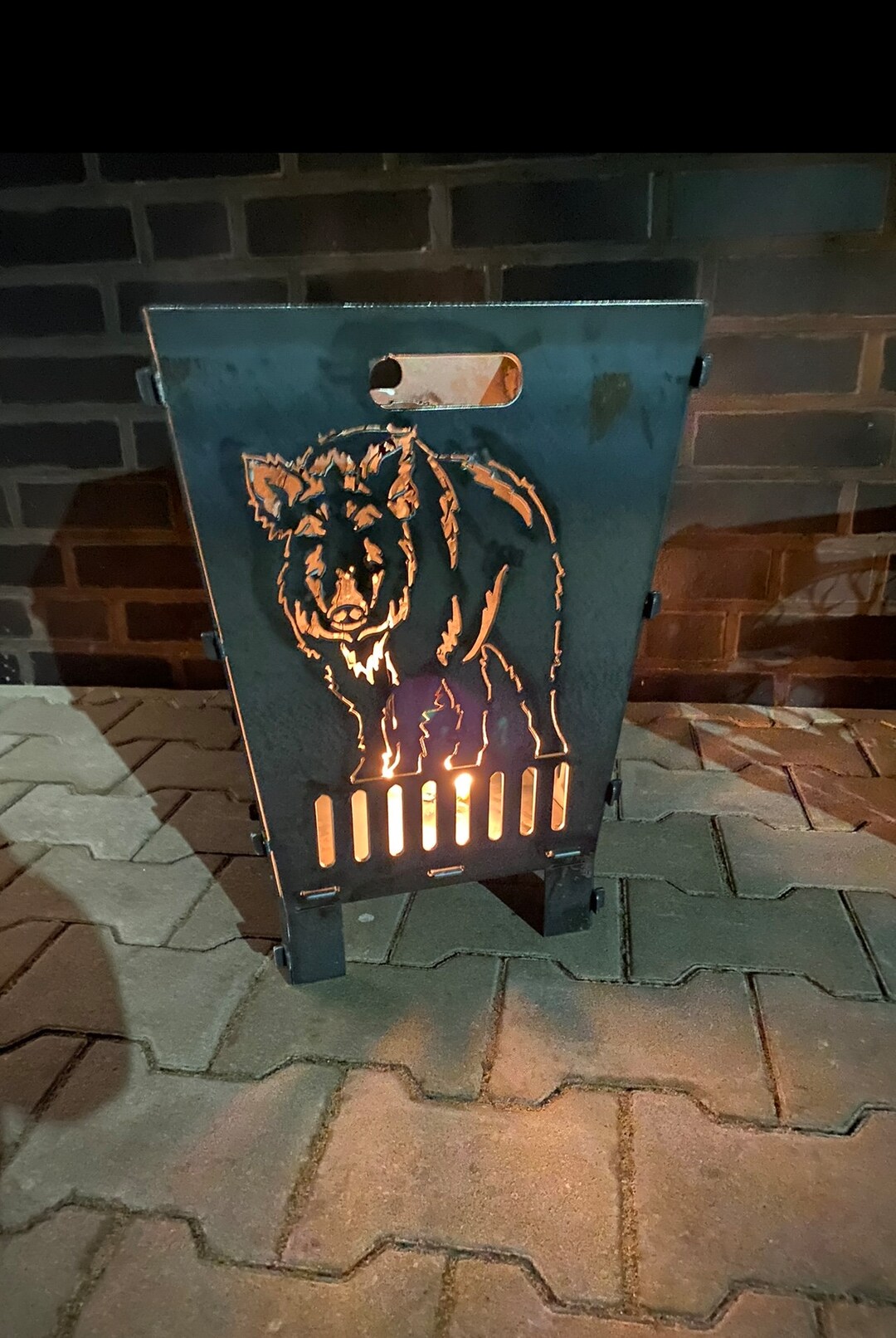 Feuerkorb Hirschkopf Wildschwein DXF - Etsy.de