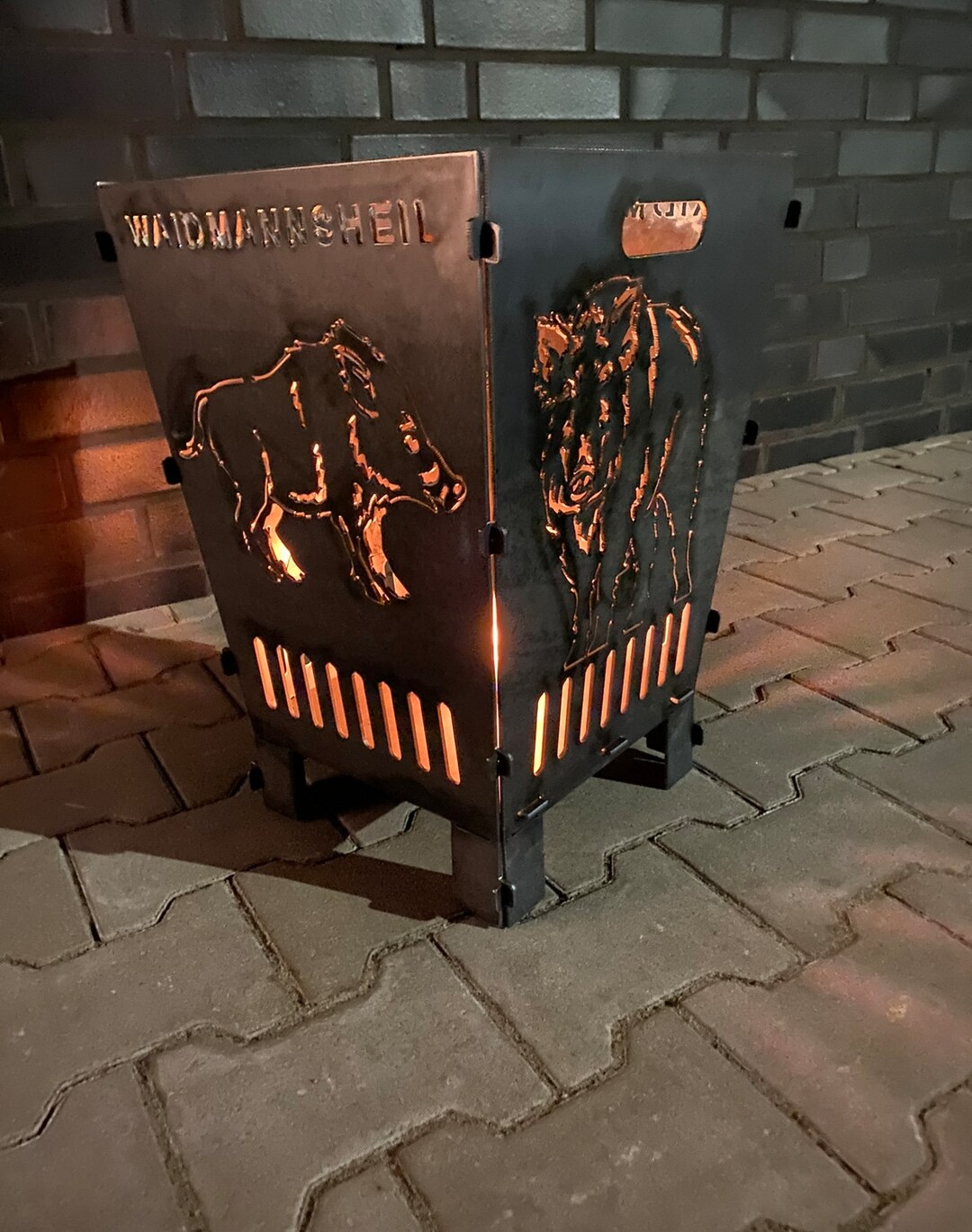 Fire Basket Wild Boar DXF File - Etsy