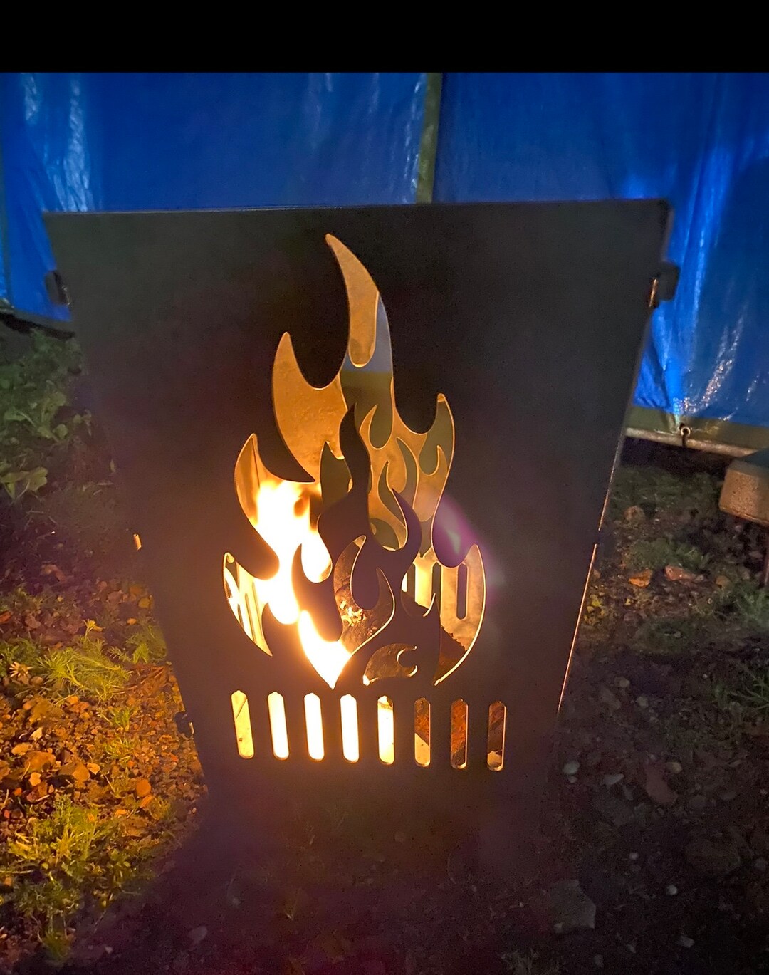 Fire Basket Flames DXF File - Etsy