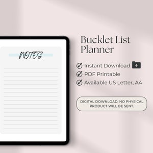 2025 Bucket List Printable Bundle Planner, Books to Read Checklist ...